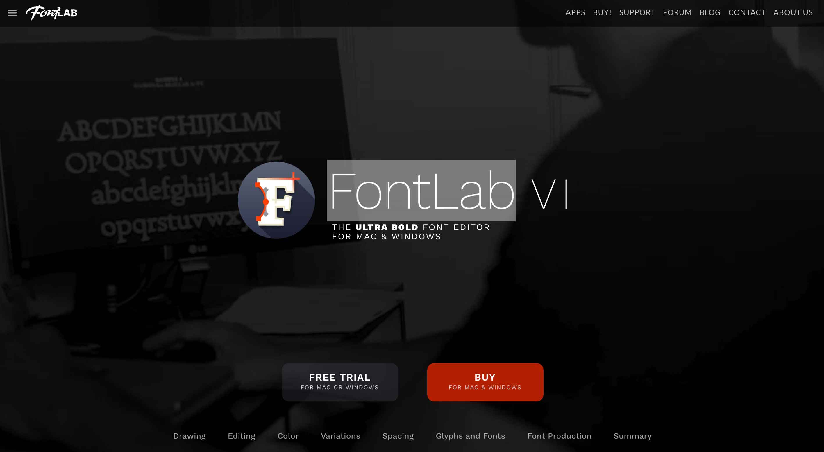 Motion Landscapes footage in new FontLab promo - Motion Landscapes